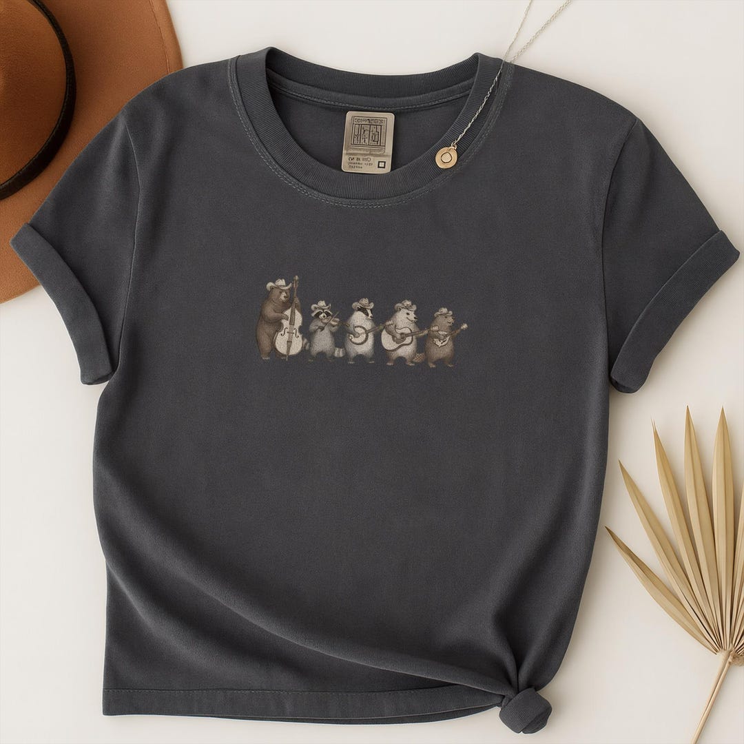 Animal Band Shirt, Funny Animal Graphic Tee, Music Lover Gift, Cute ...
