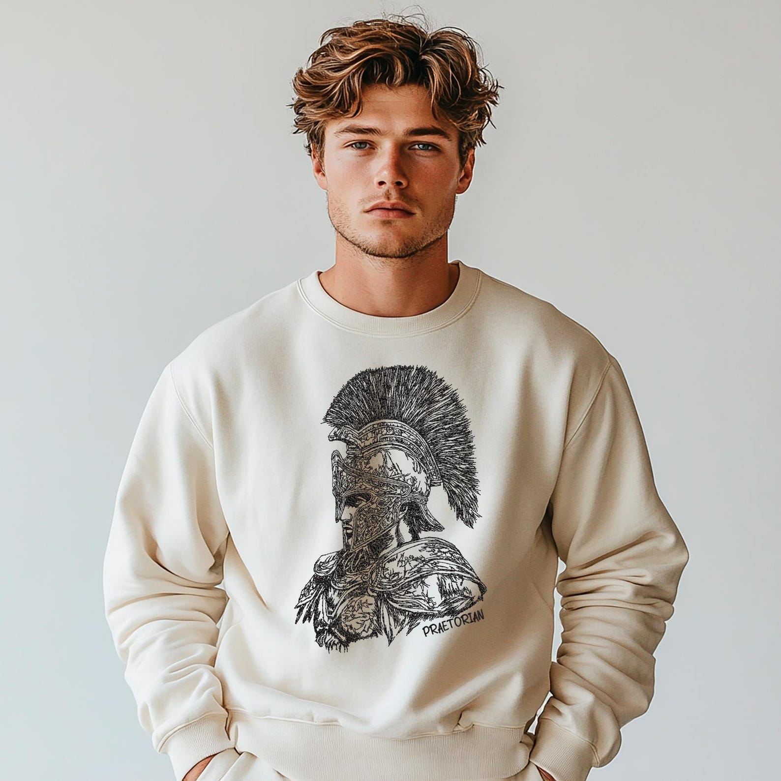 Praetorian Roman Warrior Embroidery Design - Warrior Gladiator Unique ...