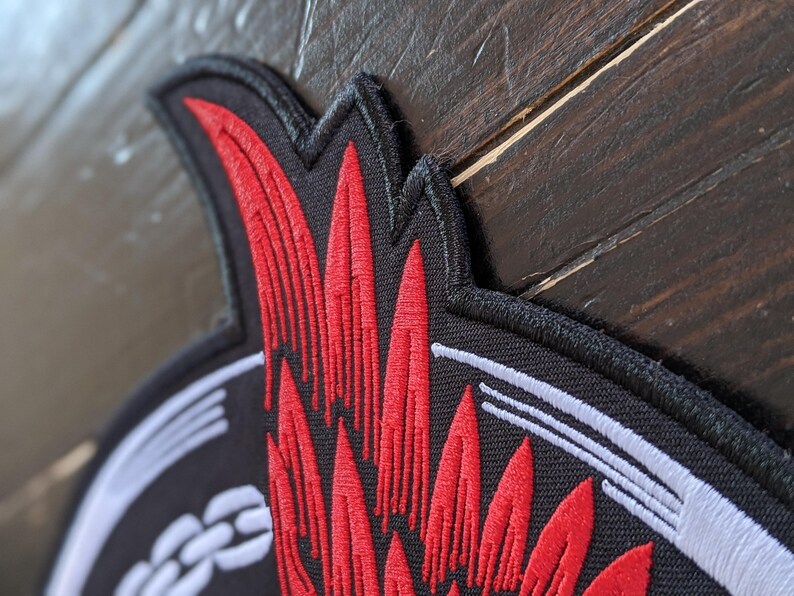 Skull Wings Biker Patch Embroidery Design Back Patches for Biker ...