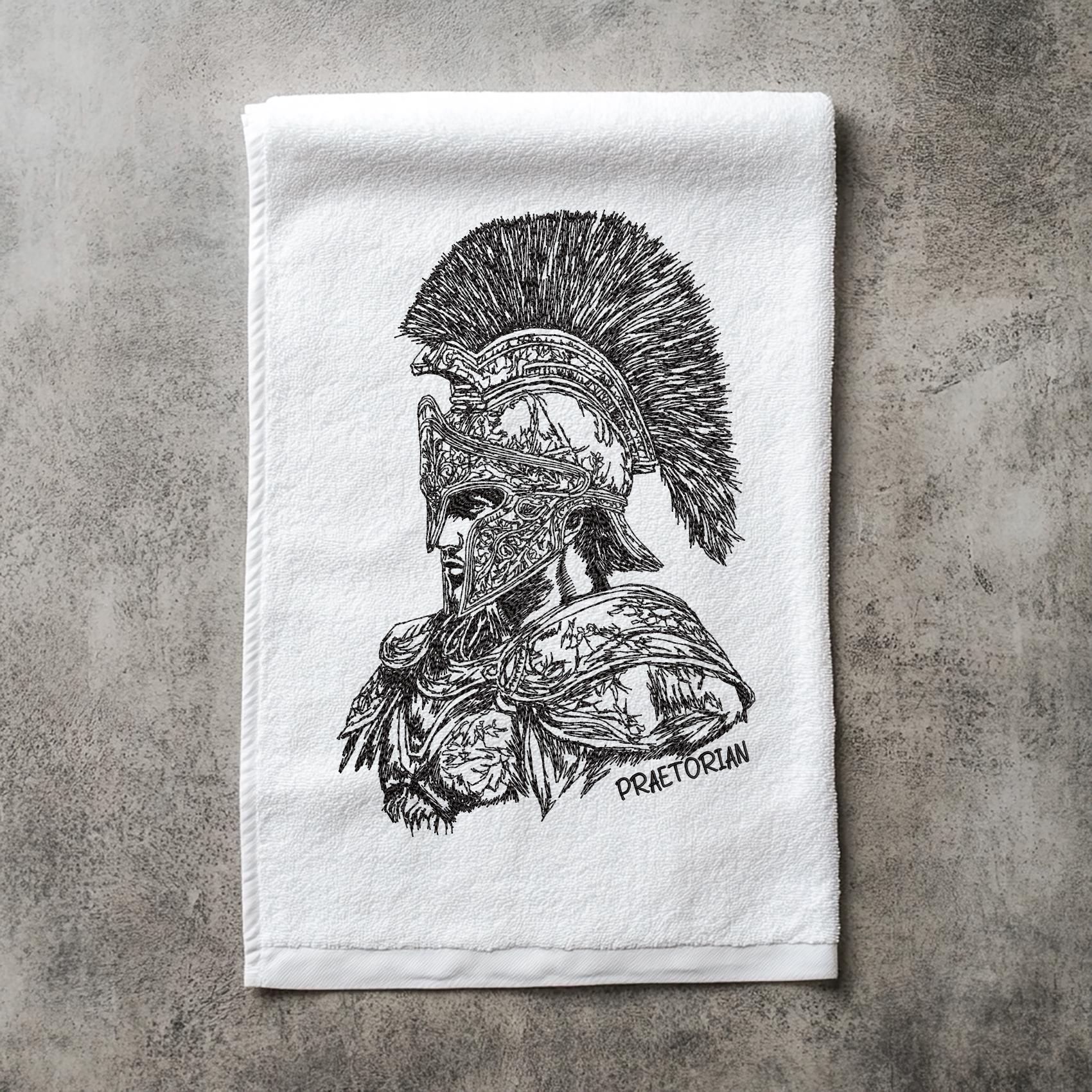 Praetorian Roman Warrior Embroidery Design - Warrior Gladiator Unique ...
