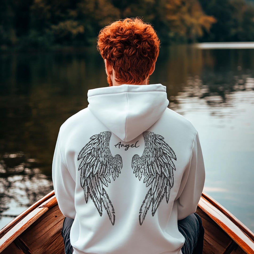Angel Wings Machine Embroidery Design – Unique Elegant Wings Pattern ...