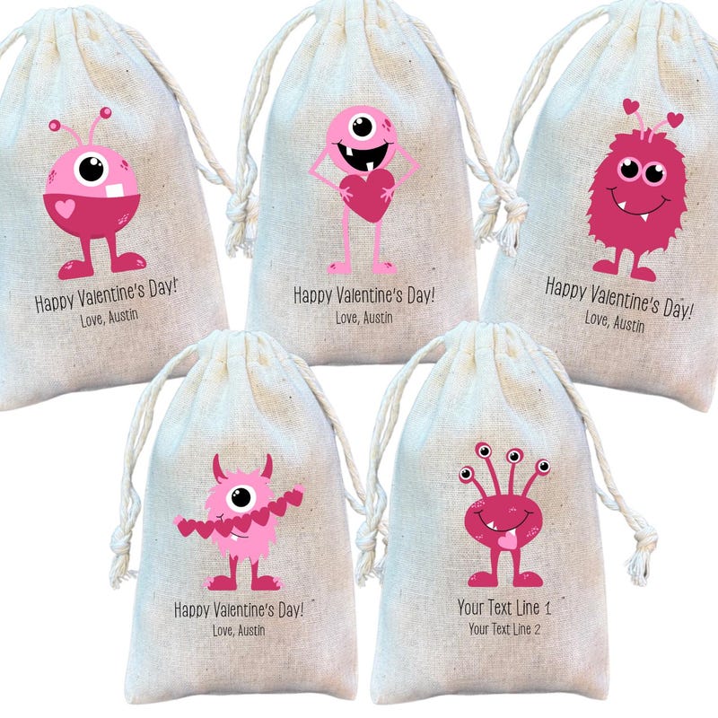 Valentine Day Goodie Bags - Etsy