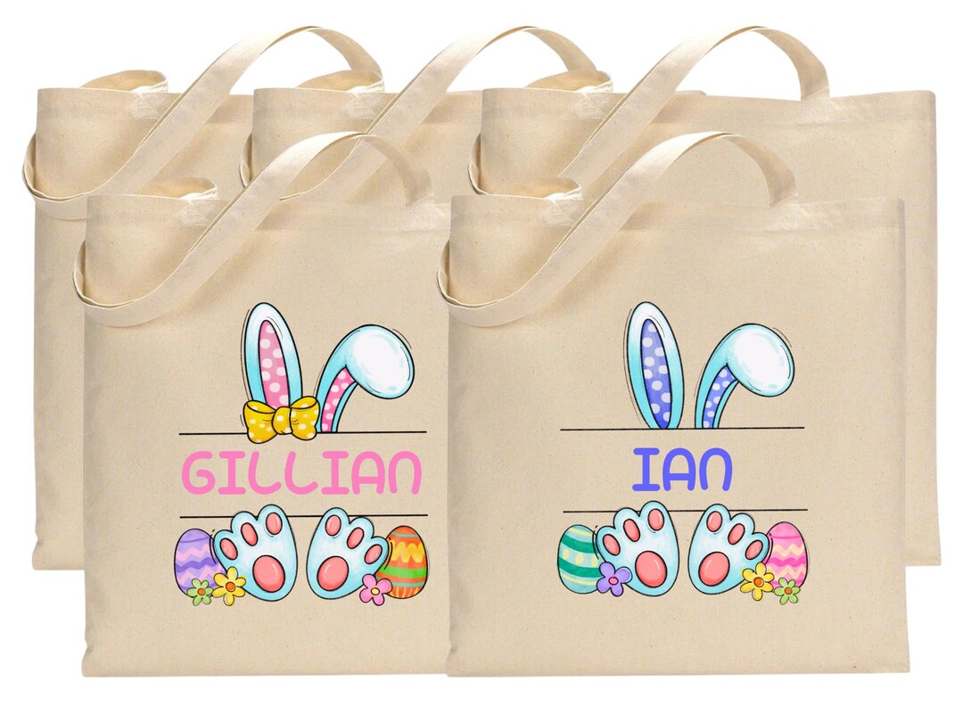 Personalized Easter Bag, Easter Basket Alternative Tote Bags (item ...