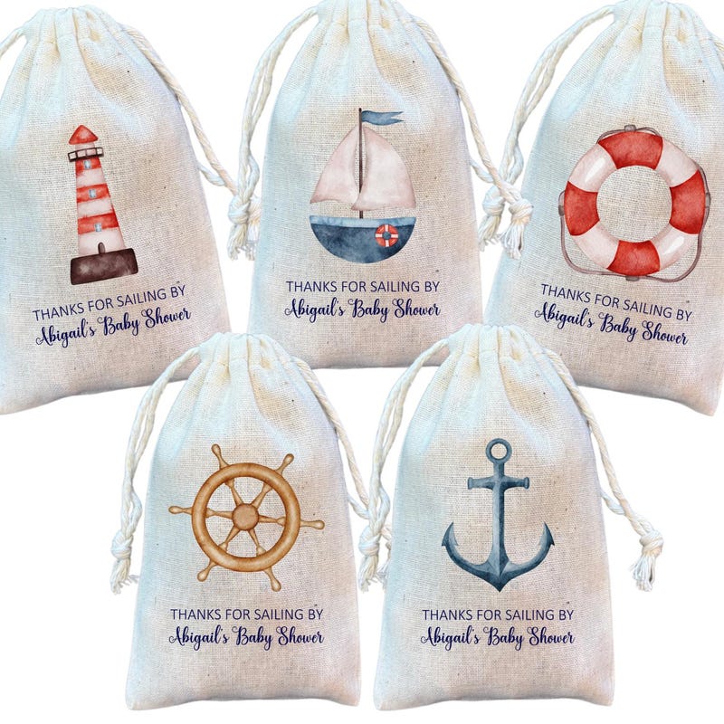 Sailor Theme Party Bag - Etsy