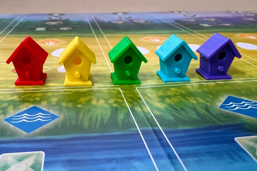 Wingspan Bird House Player Tokens | Action Pieces | Wingspan Upgrade - Etsy