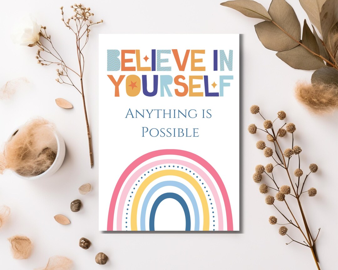 Printable Encouragement Card Instant Download Inspirational Greeting ...