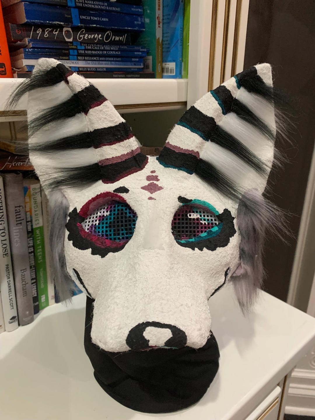 Pup Mask - Colorful Mask - Therian Gear - Etsy