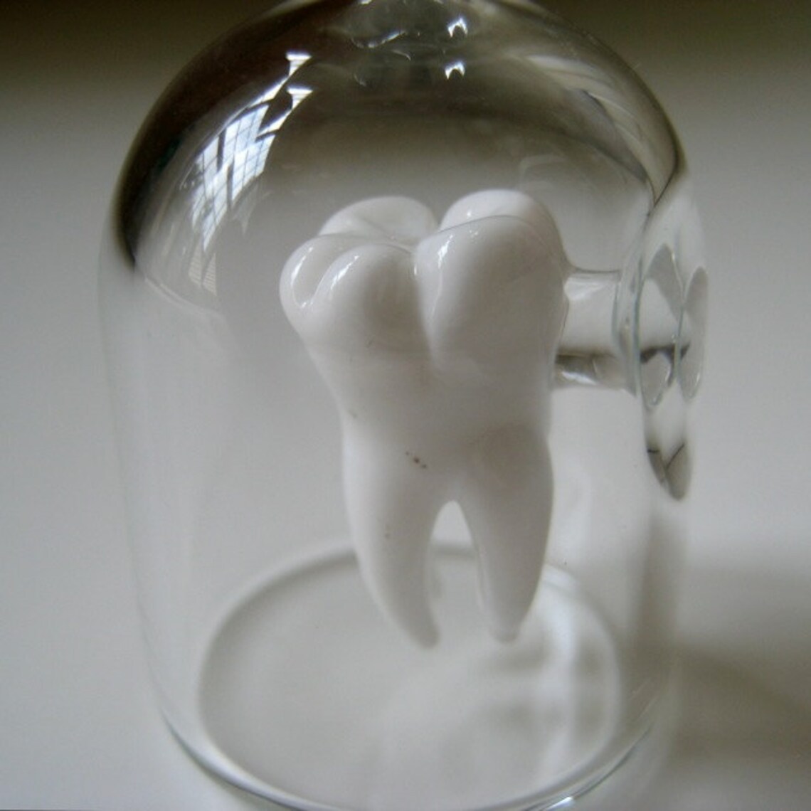 Tooth in a Jar Hand Blown Glass Life Sized Molar - Etsy