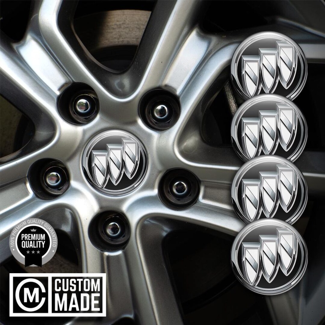 Buick Wheel Center Cap Stickers: Domed 3M Decals (set of 4) - Etsy