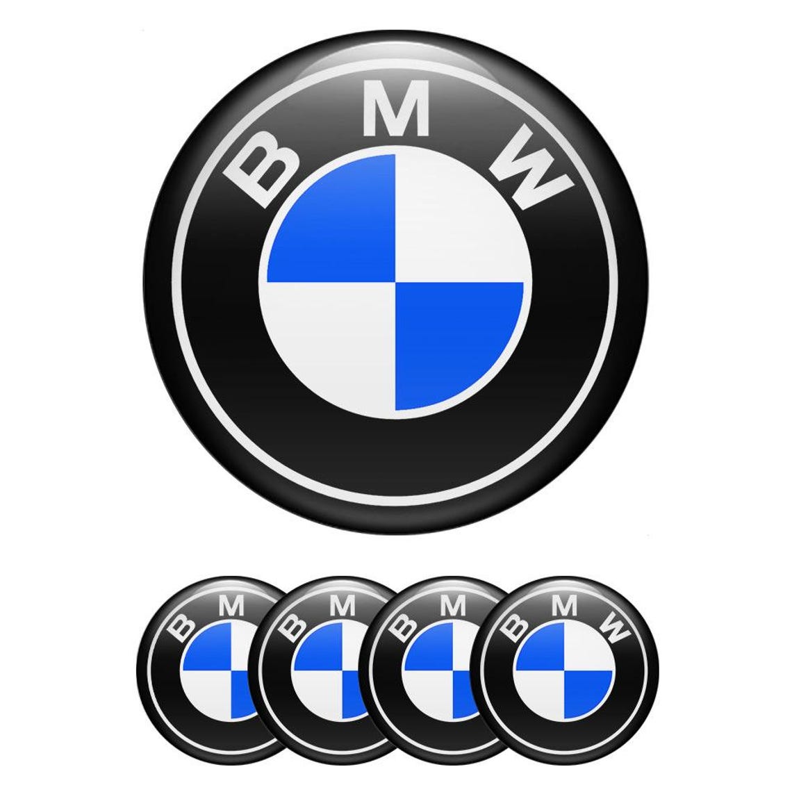 BMW Center Caps Stickers |domed Rim Decals | BMW Hub Cap Badges |3M Car ...