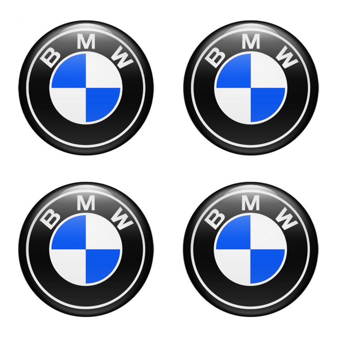 BMW Center Caps Stickers |domed Rim Decals | BMW Hub Cap Badges |3M Car ...