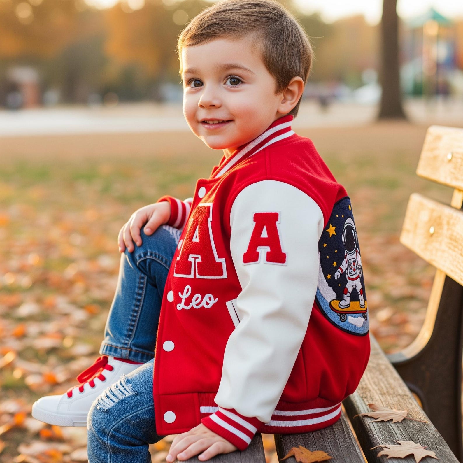 Personalized Kid Name Varsity Unisex Jacket, Customized Baseball Jacket ...