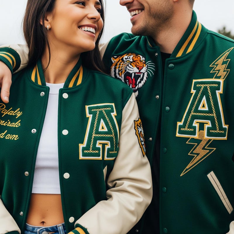 Wool Cardigan Letterman - Etsy