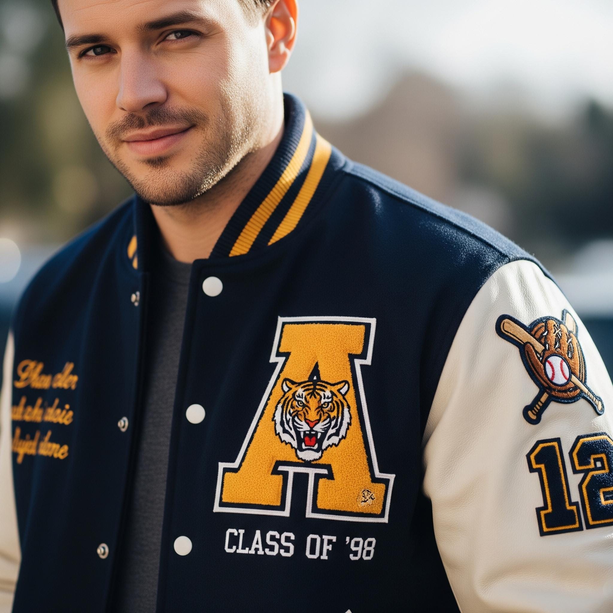 Custom Letterman Jacket, Personalized Varsity Jacket, Customizable ...