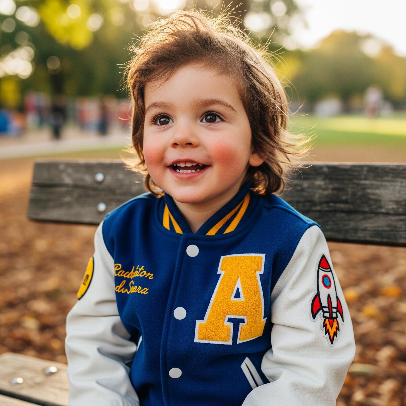 Personalized Kid Name Varsity Unisex Jacket, Customized Baseball Jacket ...