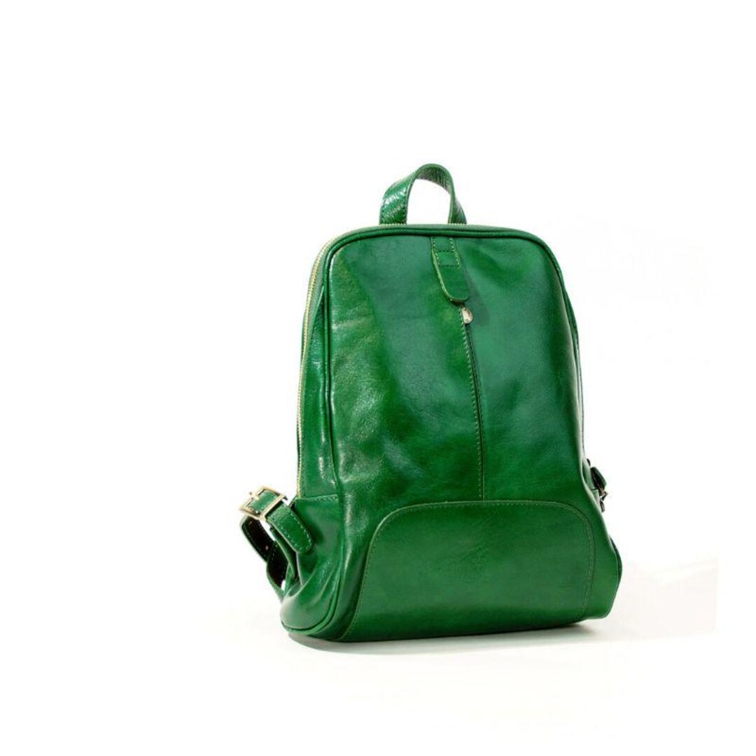 Leather Green Backpack Purse -convertible Crossbody Bag for Women ...
