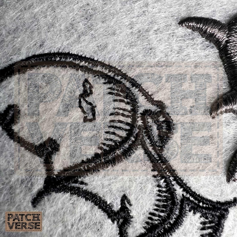 LA Bat Wings 3D Puff Raised Embroidery Machine Design File for Caps ...