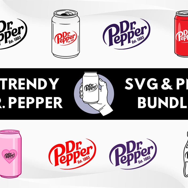 Dr Pepper Logo Stickers - Etsy