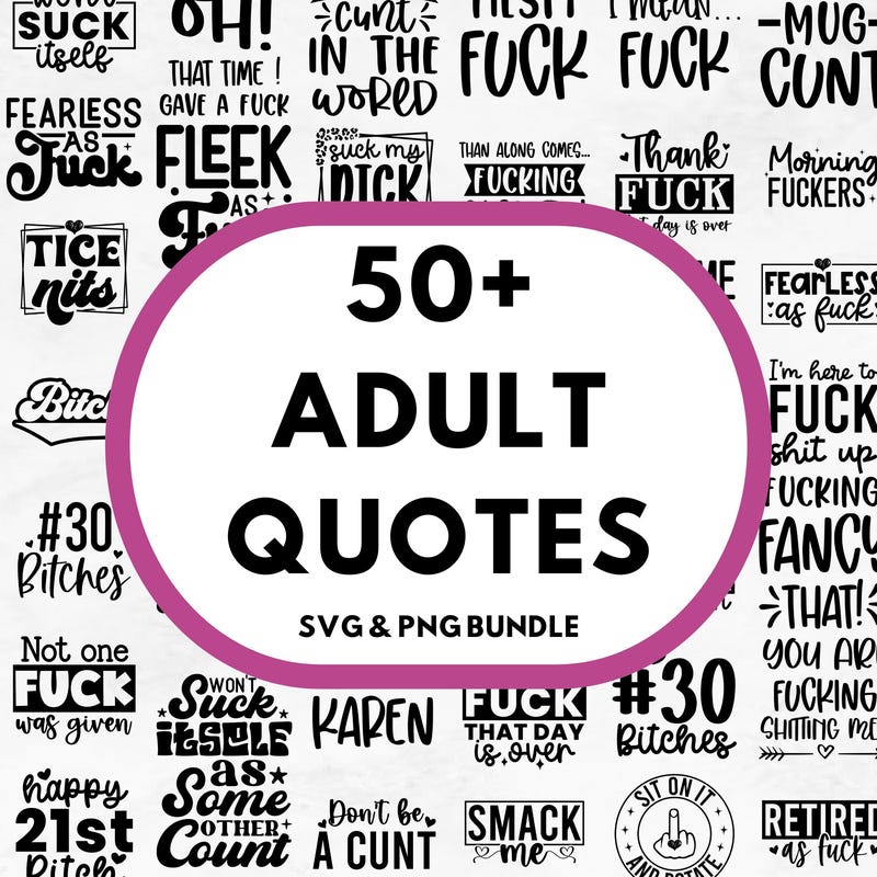 Inappropriate Svg - Etsy