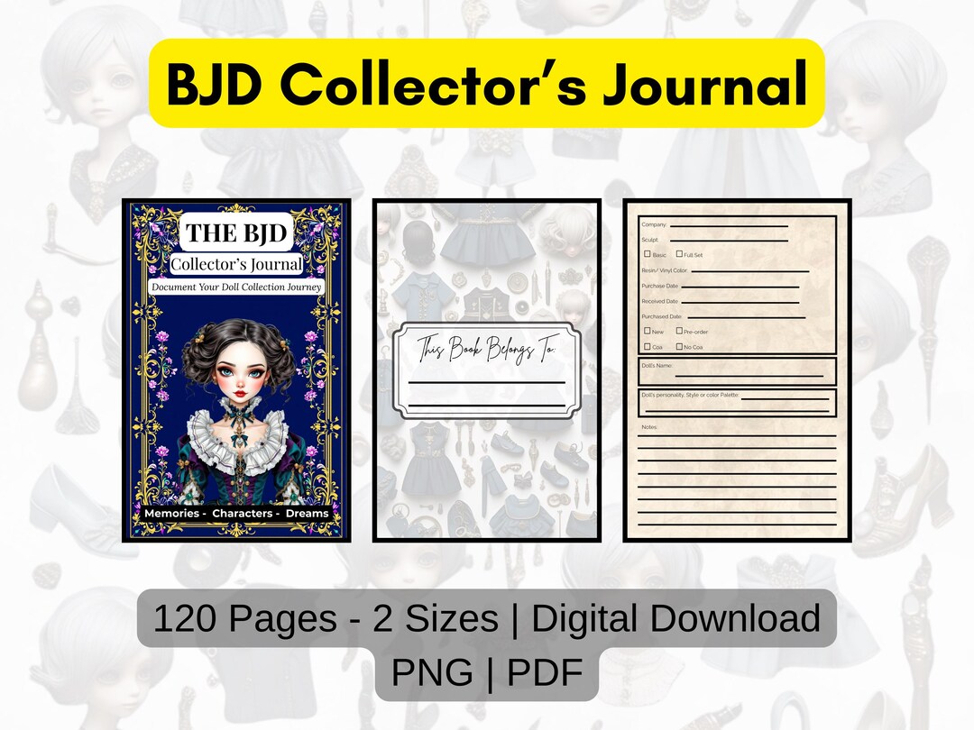 BJD Collector Journal Printable – Ball Jointed Doll Inventory ...