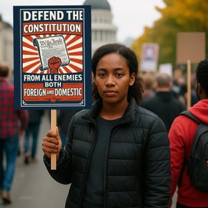 Defend the Constitution Protest Sign PRINTABLE, Anti-trump Protest ...