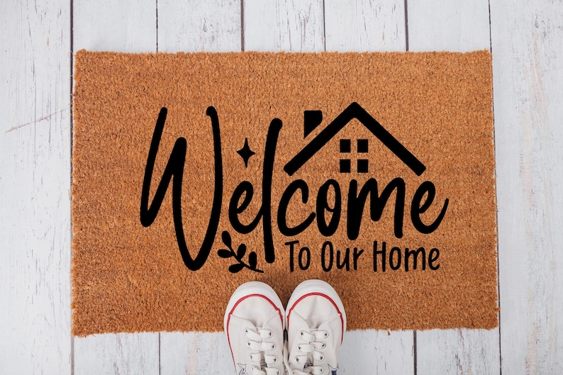 20 Doormat SVG Bundle, Welcome Mat Cut Files, Funny Door Mat Quotes ...