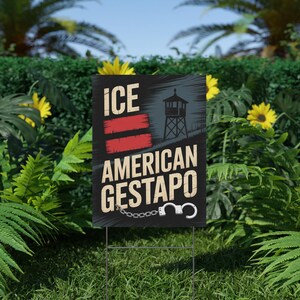 Abolish ICE Immigration Human Rights Protest Sign PRINTABLE, Anti-trump ...
