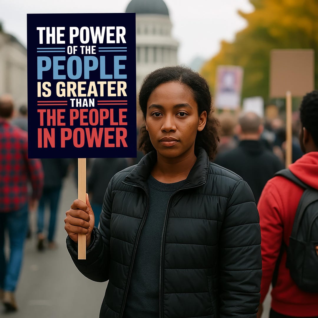 Power of the People Resist Protest Sign PRINTABLE, Anti-trump Protest ...