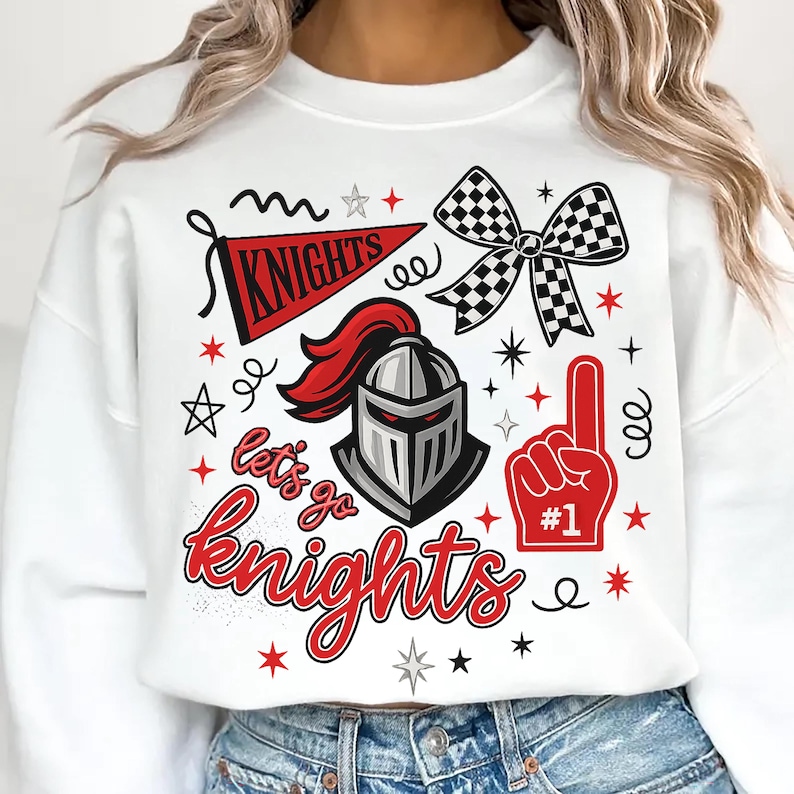 Mascot PNG, Knights Doodle Shirt Design - Red, Mascot School, College ...