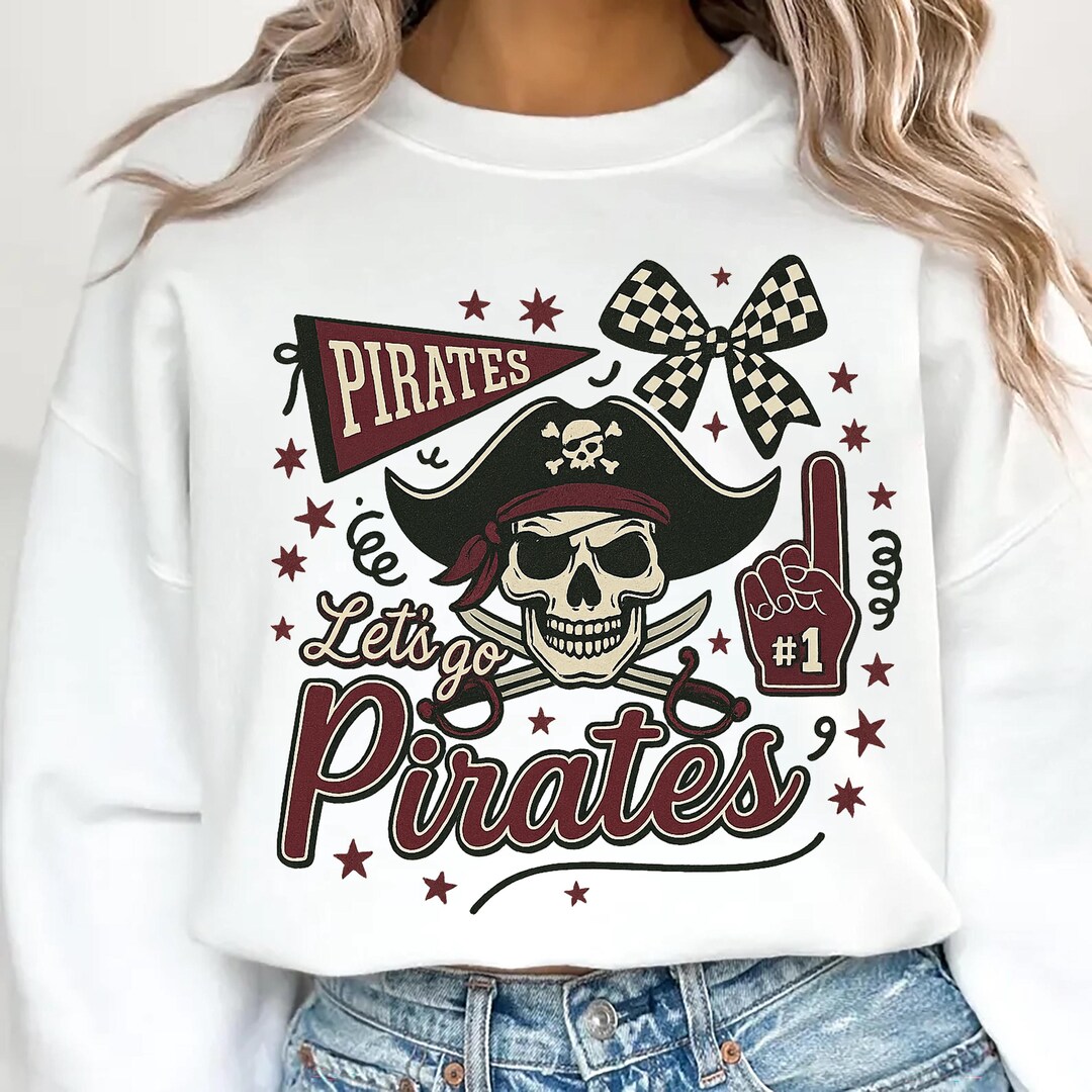 Mascot PNG, Pirates Doodle Shirt Design - Maroon, Mascot School ...
