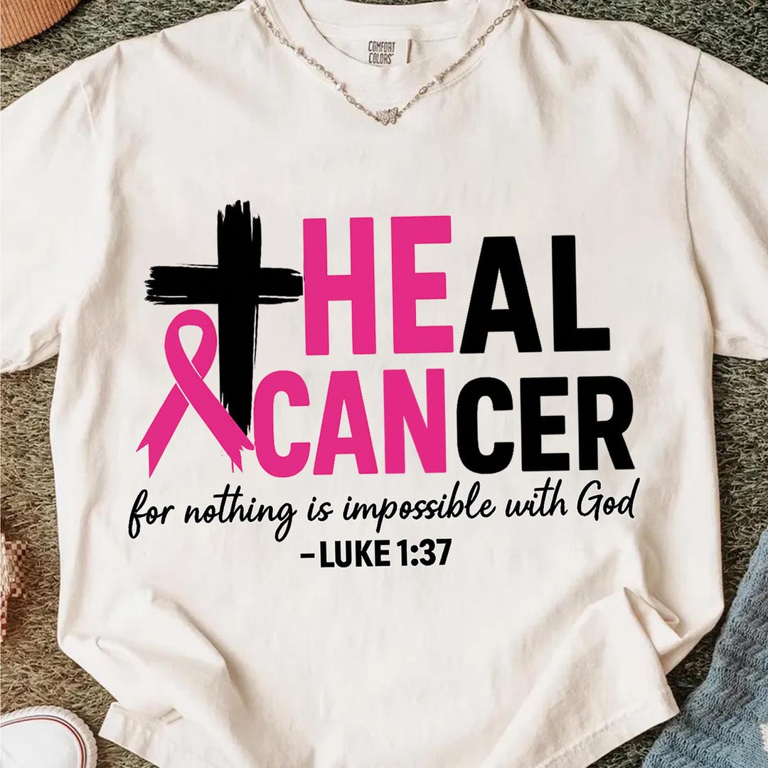 Heal Cancer Png, Breast Cancer Awareness Month Shirt Design, Religious ...