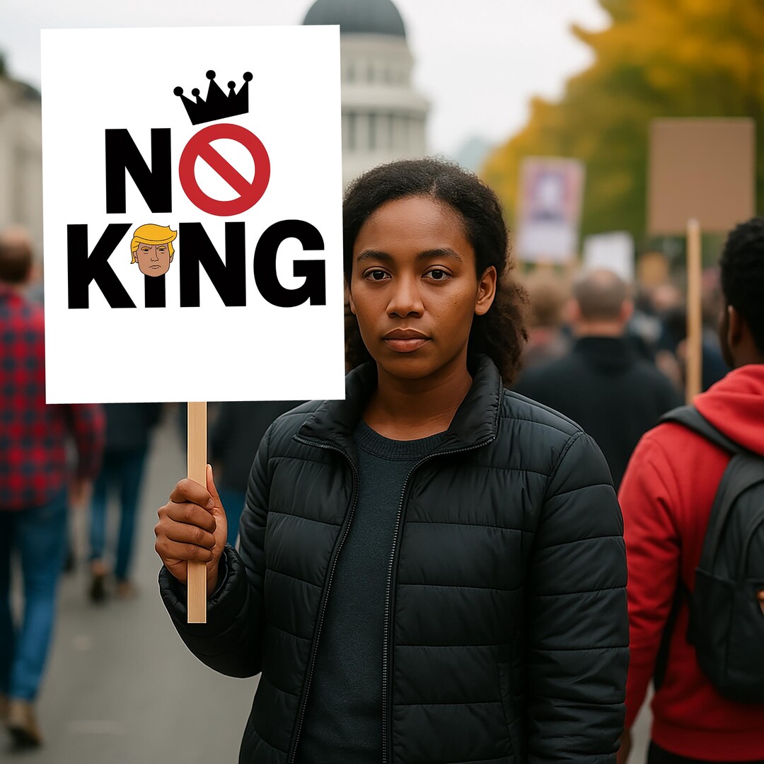 Rejecting Kings Since 1776 Protest Sign PRINTABLE, Anti-trump No King ...