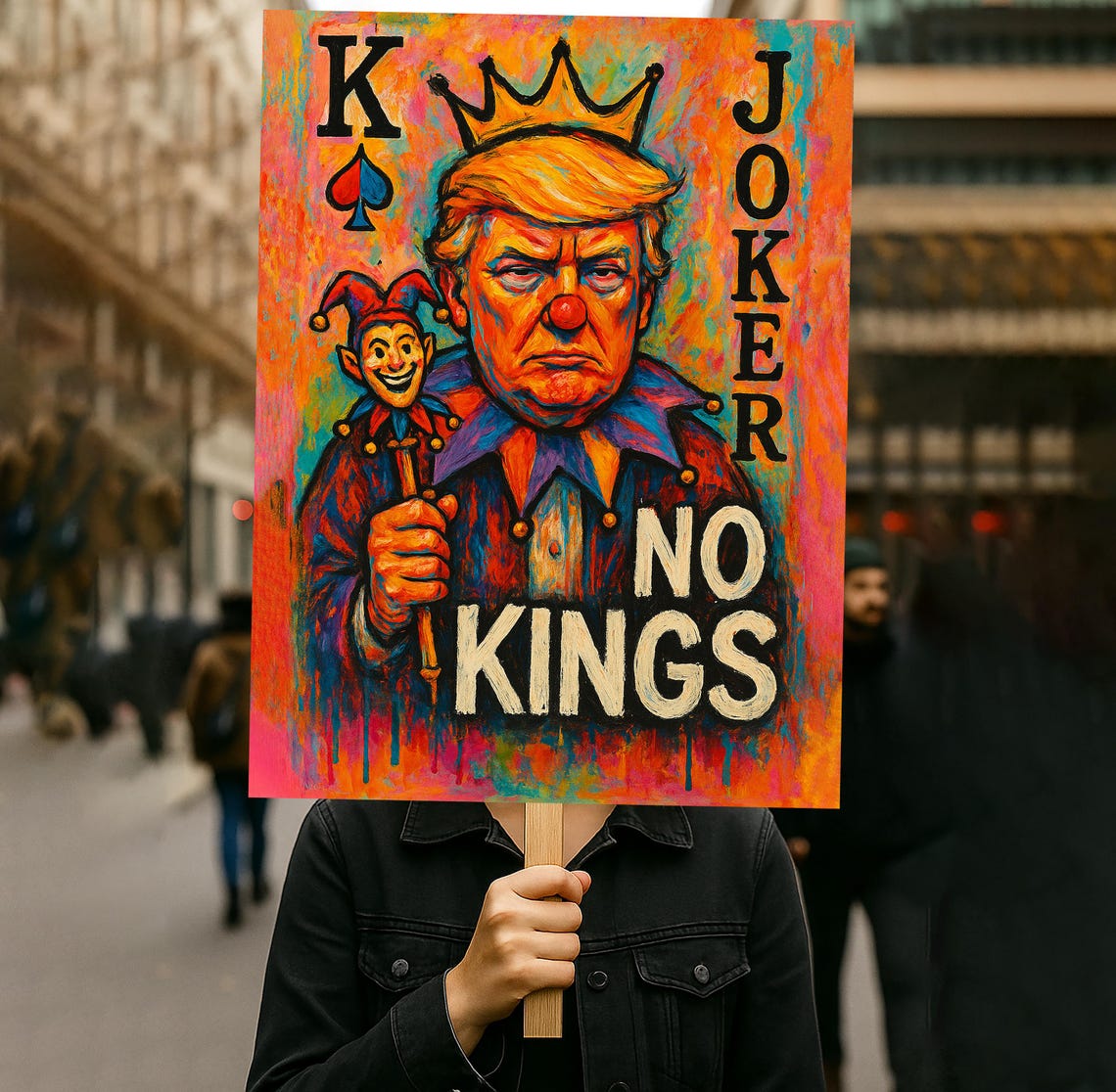 Joker, No Kings in America Since 1776 Protest Sign PRINTABLE, Anti ...