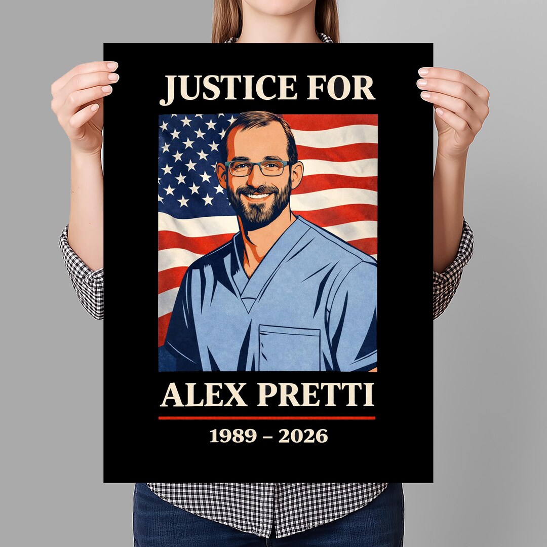 Justice for Alex Pretti, Abolish ICE Immigration Human Rights Protest ...