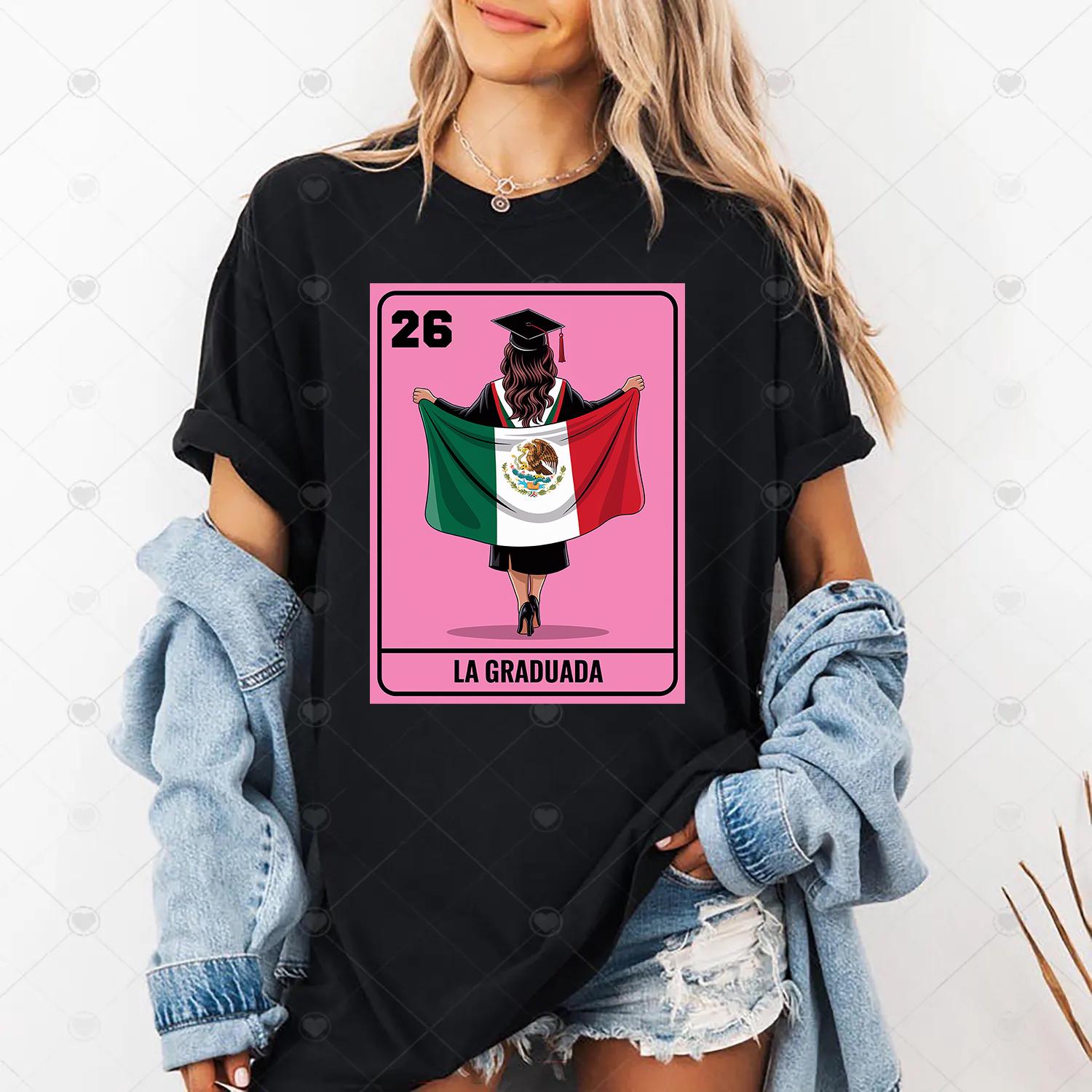 Loteria Graduation PNG Bundle, La Graduada Mexican Graduate Clipart ...