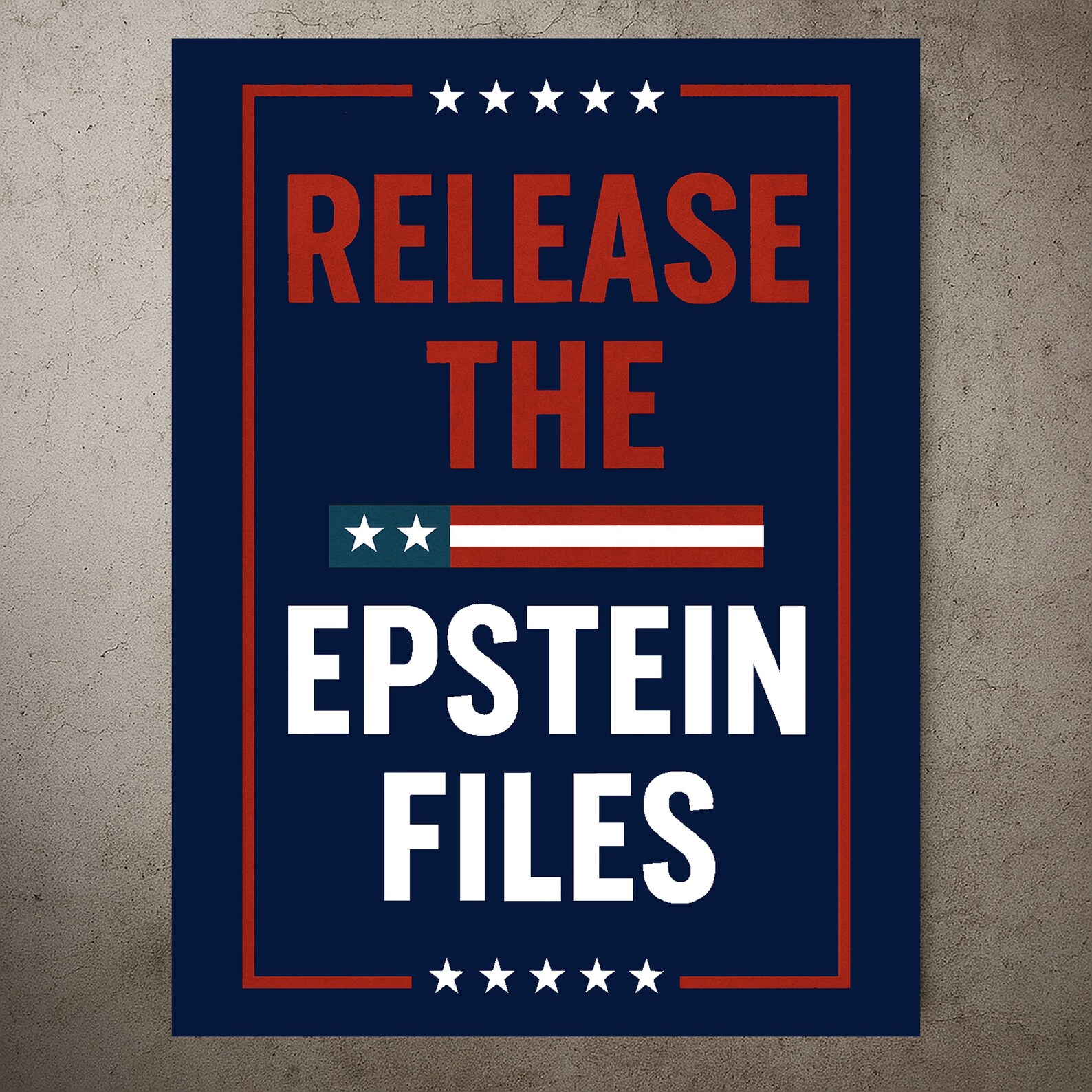 Release Epstein Files Protest Sign PRINTABLE, Trump Epstein Besties ...