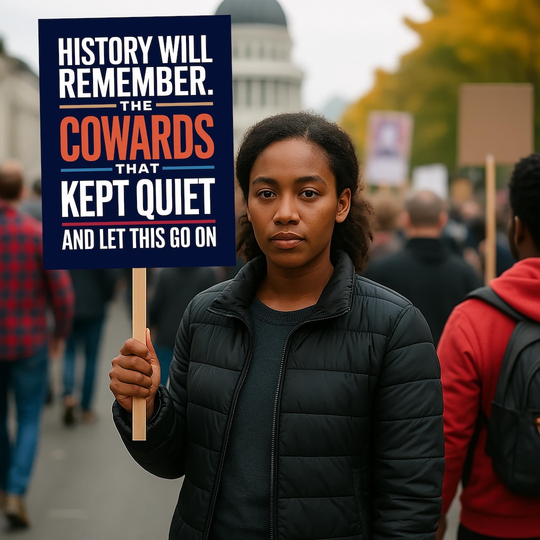 History Will Remember Protest Sign PRINTABLE, Anti-trump Protest Poster ...