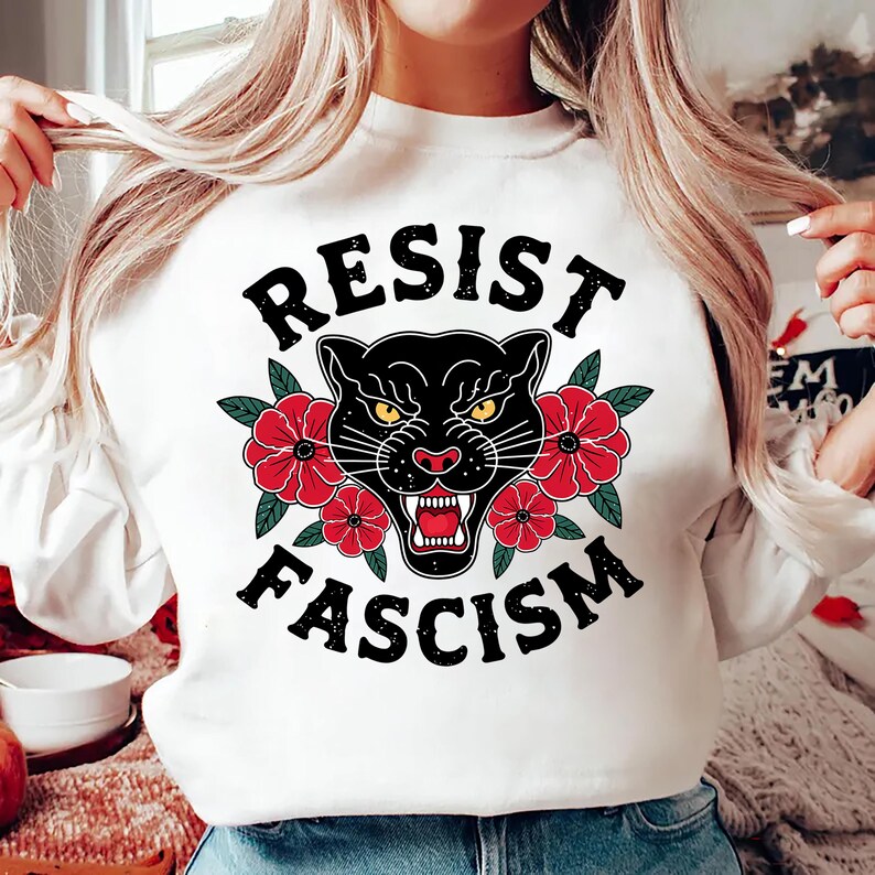 Resist Fascism PNG, Anti Nationalism Shirt PNG, Anti Fascist Png ...