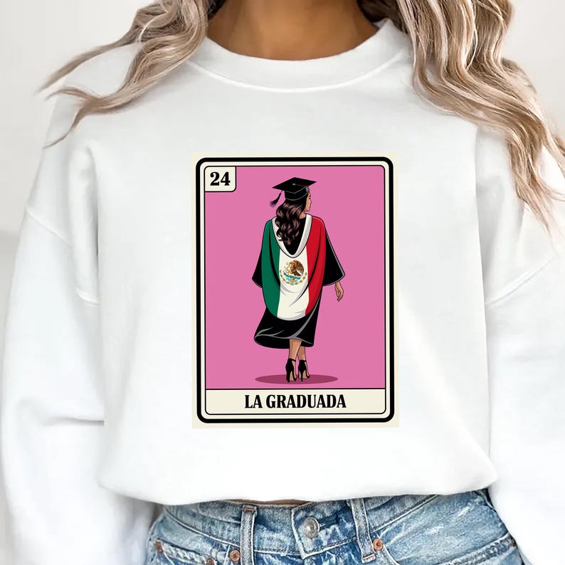 Loteria Graduation PNG Bundle, La Graduada Mexican Graduate Clipart ...