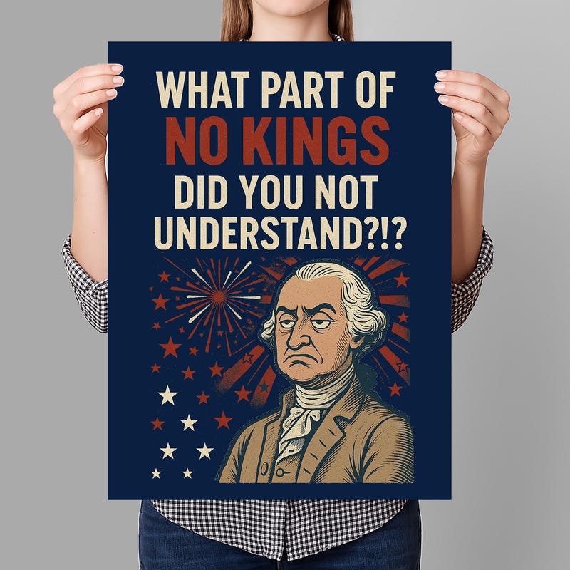 Sign Rejecting Kings Since 1776 - Etsy