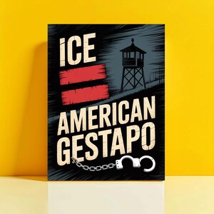 Abolish ICE Immigration Human Rights Protest Sign PRINTABLE, Anti-trump ...