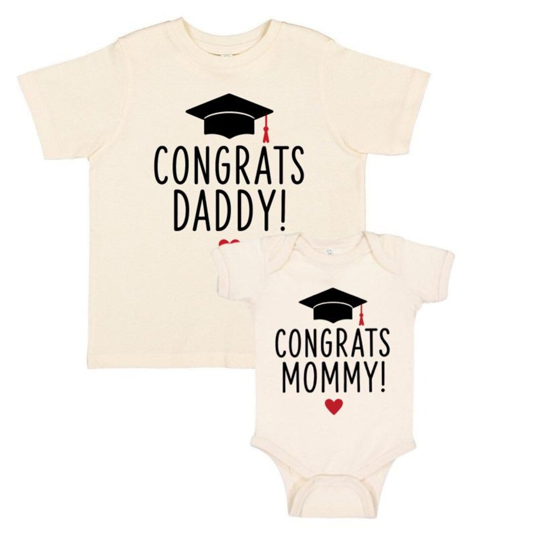 Congrats Daddy Graduation Png, Mommy Graduation Shirt Png, Graduation ...