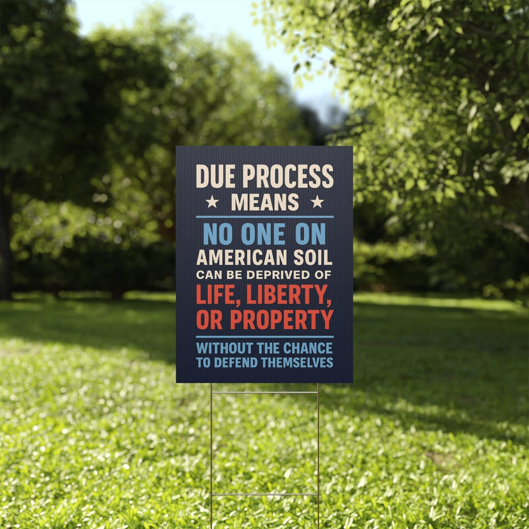 Due Process Resist Fascist Protest Sign PRINTABLE, Anti-trump Protest ...