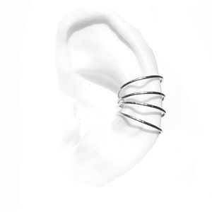 Cartilage Ear Cuff - Spring Four -4 Hoops Ear Cuff- No Pierce Ear Cuff ...