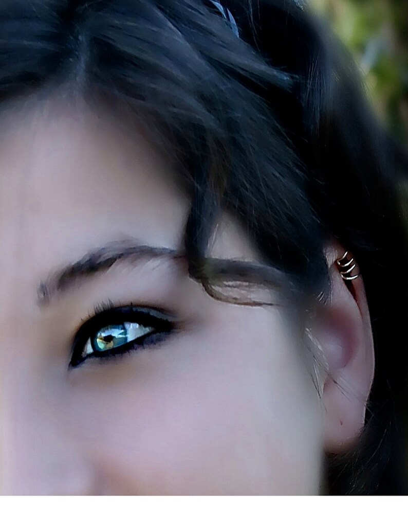 Cage Ear Cuff Helix Four No Piercing Gold or Silver Tone | Etsy