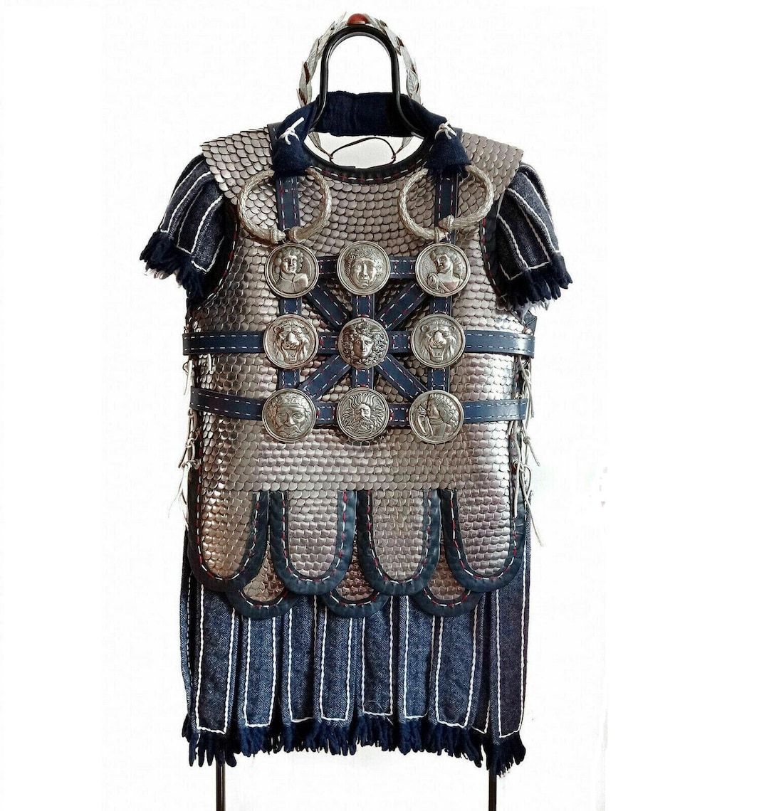 Greek Roman Squamata Scale Armor Cuirass Phlerea Belt & Subermail ...