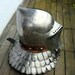 18G Steel Medieval Bascinet Closed Armor Helmet – Handmade Burgonet ...