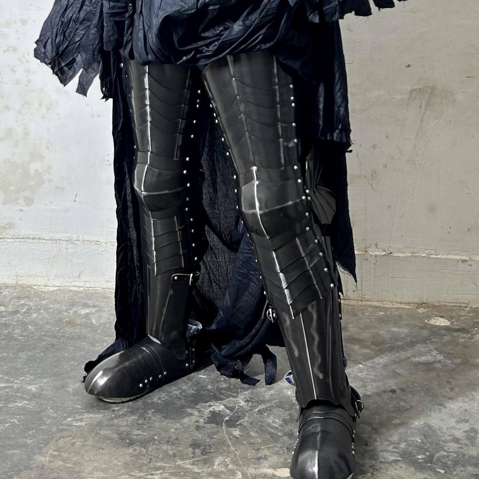 Nazgul Black Ryder Leg Armor Ring Wraith Costume for Cosplay Witch King ...