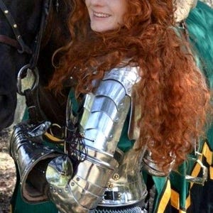 Medieval Female Knight Cosplay Fantasy Lady Knight Armor Medieval ...