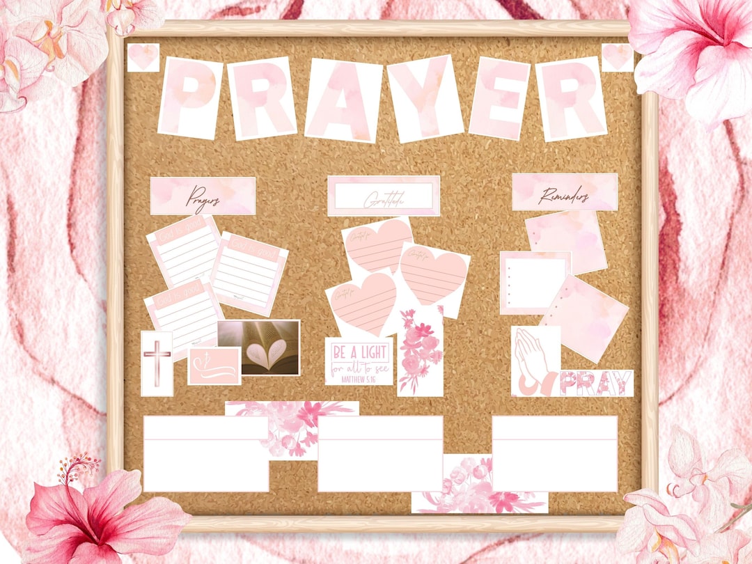Prayer Board Kit, Prayer Board Printables, Prayer Board Printable ...